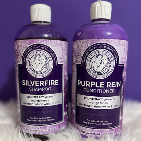 Silverfire Shampoo and Purple Rein Conditioner Set (32 ounces ...